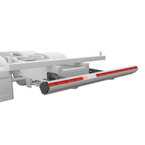 VBG Foldable Underrun Protection EUF 180 - protection beam in aluminium ...